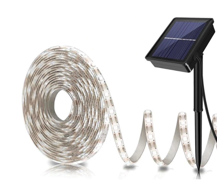 Vezi Banda led solara RGB cu panou solar si 5 moduri de iluminat la cel ...