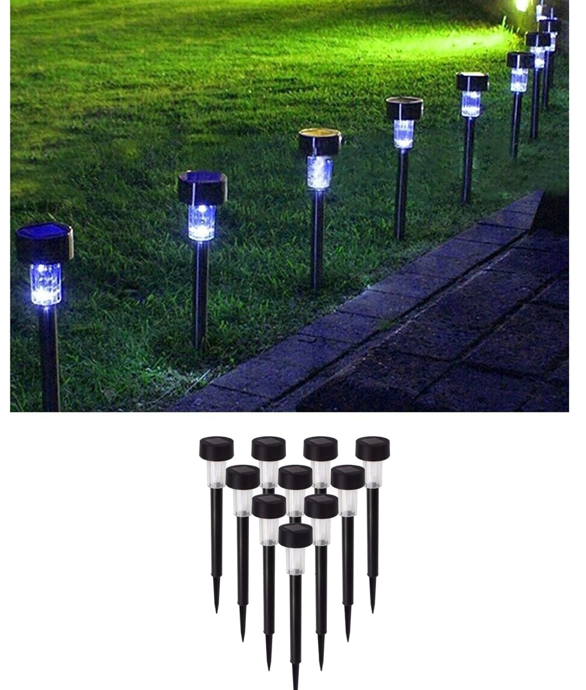 Vezi Set 10 lampi solare pentru gradina la cel mai bun pret pe Scule ...